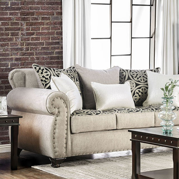 Sinatra Sofa in Light Mocha - Furnishings4Less