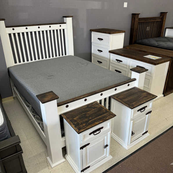 Rustic Farmhouse Style Bedroom Sets | Solid Wood | Hand Made | In Stock ...
