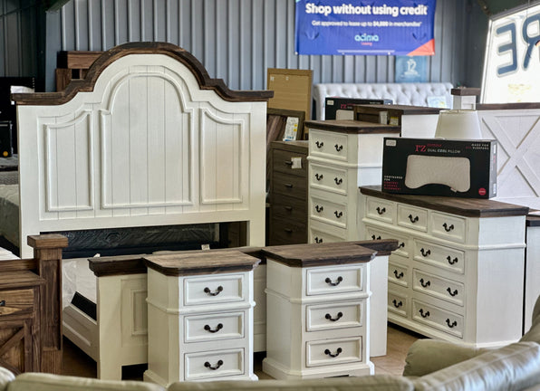 Rustic Farmhouse Style Bedroom Sets | Solid Wood | Hand Made | In Stock ...