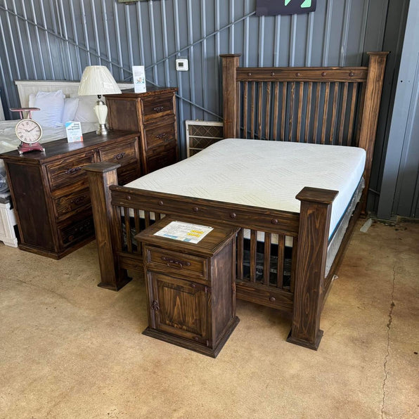 Rustic Farmhouse Style Bedroom Sets | Solid Wood | Hand Made | In Stock ...