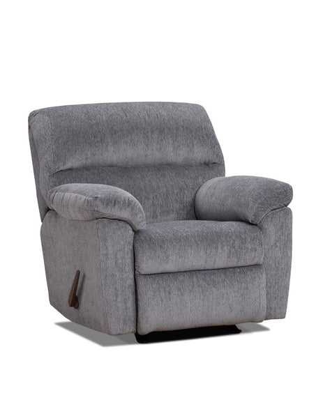 Kynance Grey Rocker Recliner - Furnishings4Less