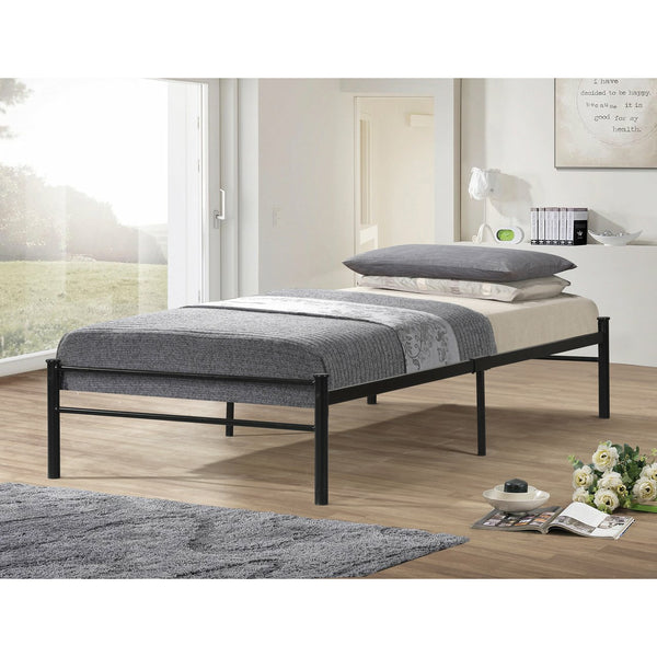 Elliott Metal Bed in Black - Furnishings4Less
