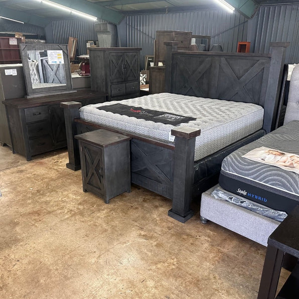 Rustic Farmhouse Style Bedroom Sets | Solid Wood | Hand Made | In Stock ...