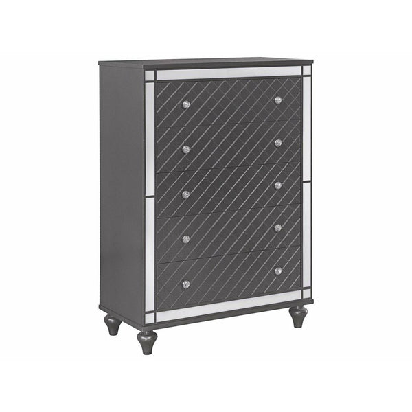 Refino Chest of Drawers in Ash Grey - Furnishings4Less