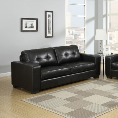 Sedona Black Sofa - Furnishings4Less